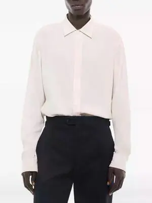 FURSAC Concealed-front Classic-collar Shirt