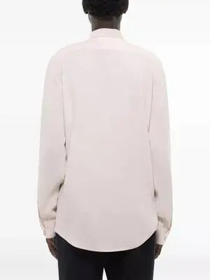 FURSAC Concealed-front Classic-collar Shirt