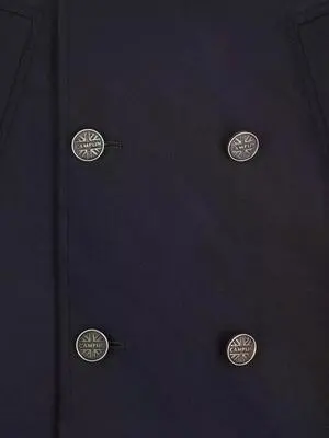 CAMPLIN Double-breasted Logo-button Coat