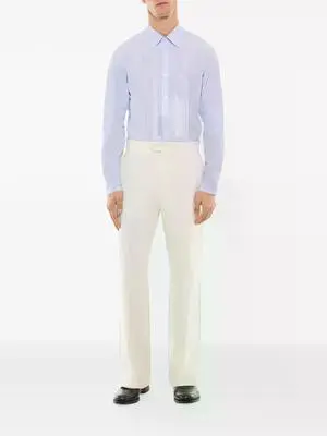 FURSAC Striped Straight-collar Shirt