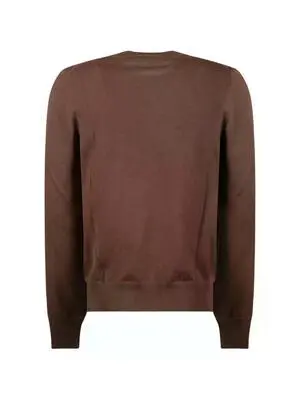 GRAN SASSO Argyle-knit Crew-neck Sweater