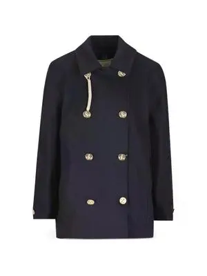 CAMPLIN Double-breasted Coat With Anchor Buttons