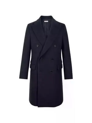 FURSAC Herringbone Double-breasted Coat