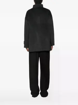 THE DYNAMIS STUDIO High-neck Patch-pocket Coat