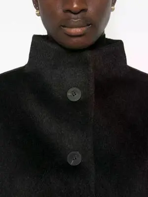THE DYNAMIS STUDIO High-neck Patch-pocket Coat