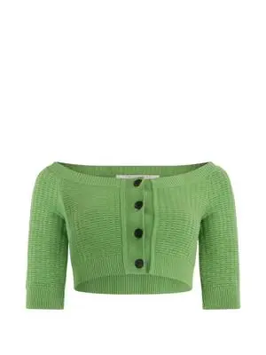 Philosophy Di Lorenzo Serafini Cropped Cardigan - Green
