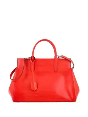 LOUIS VUITTON Epi Leather Satchel Mm - Red