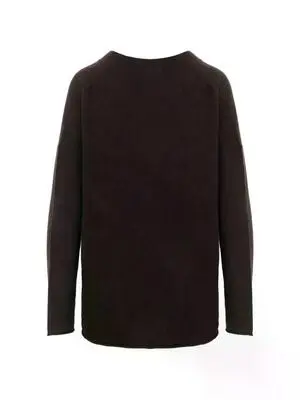 ALLUDE V-neck Long Sleeve Sweater