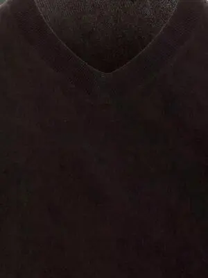 ALLUDE V-neck Long Sleeve Sweater