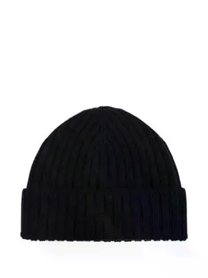 Paul & Shark Ribbed-knit Beanie Hat - Blue