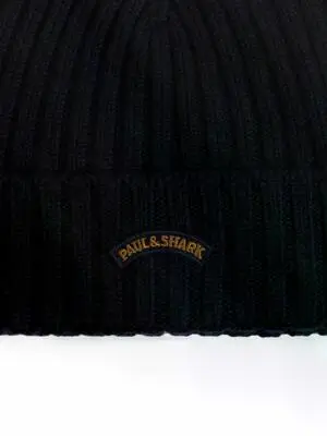 Paul & Shark Ribbed-knit Beanie Hat