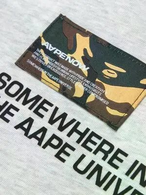 AAPE BY *A BATHING APE Moonface Raglan Long-sleeve T-shirt