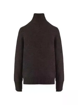 ALLUDE Ribbed-knit Turtleneck Sweater