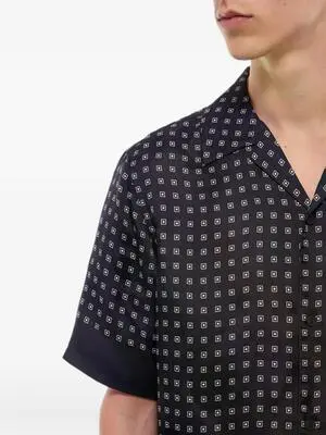 FURSAC Geometric-pattern Short-sleeve Shirt