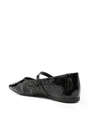 LINDA BAUMANN Perforated Mary Jane Flats