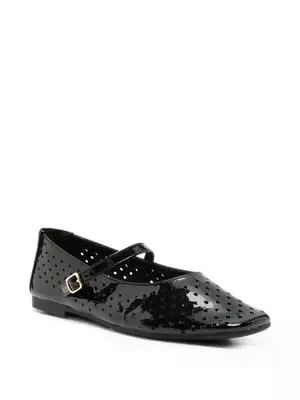 LINDA BAUMANN Perforated Mary Jane Flats