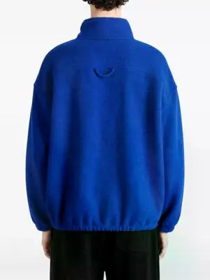 RIER Zip-up Fleece Sweatshirt - Blue