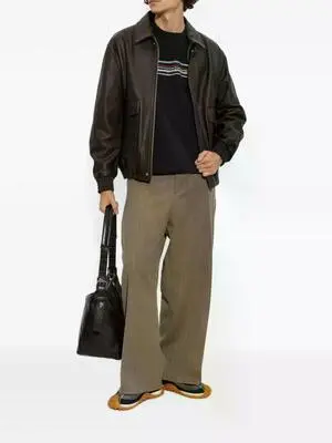 Paul Smith Embroidered Logo-stripe Sweater