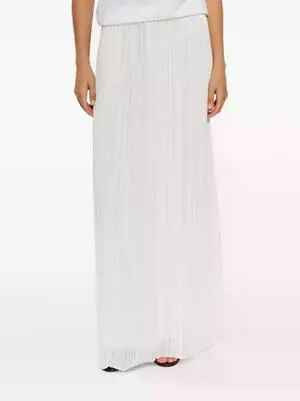 Fabiana Filippi Pleated Maxi Skirt - White