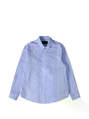 Simone Rocha Pearl-embellished Striped Shirt