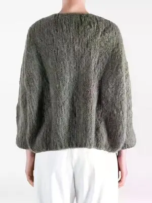 CASEY CASEY Long Sleeve Chunky Knit Cardigan