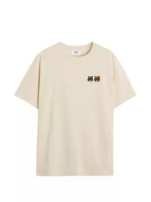 Maison Kitsuné Double Fox Head T-shirt - Neutrals