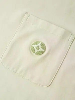 Shanghai Tang Coin-patch Chest-pocket T-shirt