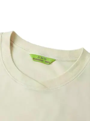 Shanghai Tang Coin-patch Chest-pocket T-shirt