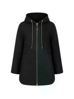 Herno Cocoon Drawstring Wool Coat