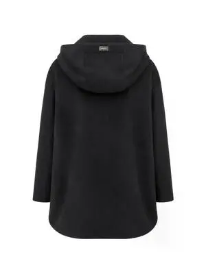 Herno Cocoon Drawstring Wool Coat