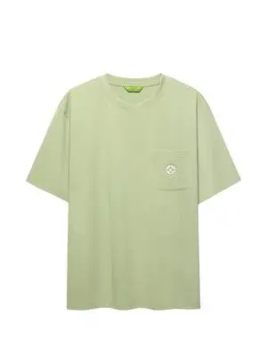 Shanghai Tang Coin Chest-pocket T-shirt - Green