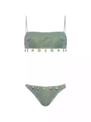 Oseree Shell-charm Metallic Bikini
