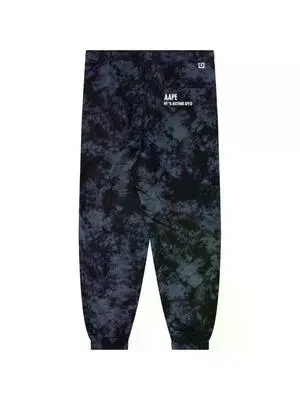 AAPE BY *A BATHING APE Moonface Reversible Tie-dye Track Pants