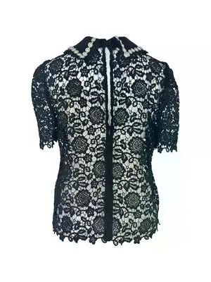 SELF-PORTRAIT 2021 Guipure Lace Blouse