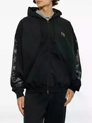 Vetements Logo-print Zip-up Hoodie