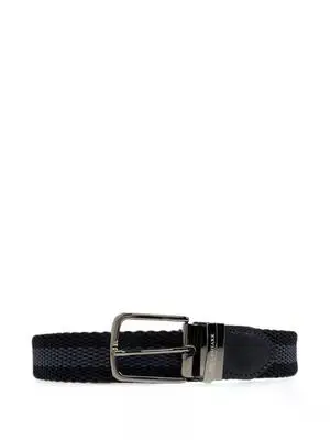 Paul & Shark Woven Logo-engraved Belt - Blue