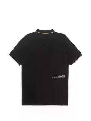AAPE BY *A BATHING APE Moonface Patch Polo Shirt