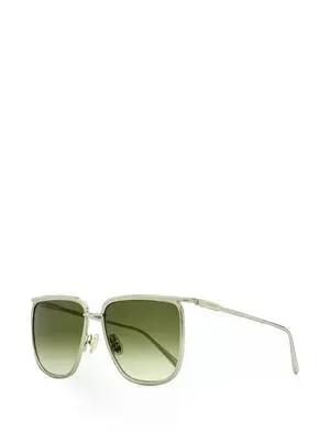 FERRAGAMO Square Frame Sunglasses - Gold