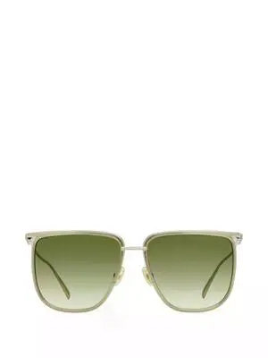 FERRAGAMO Square Frame Sunglasses - Gold