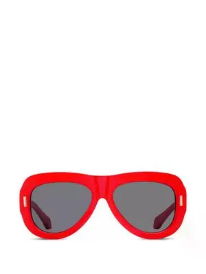 FERRAGAMO Oversized Sunglasses - Red