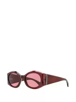 FERRAGAMO Oval Frame Sunglasses