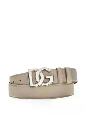 Dolce & Gabbana Dg Logo Leather Belt