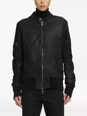 GIORGIO BRATO Zip-fastening Leather Jacket
