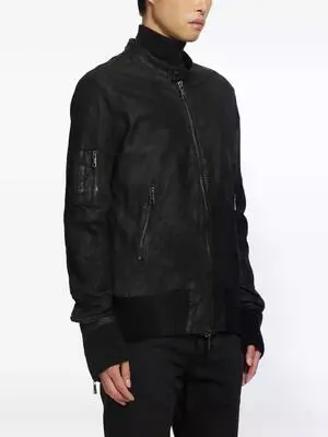 GIORGIO BRATO Zip-fastening Leather Jacket
