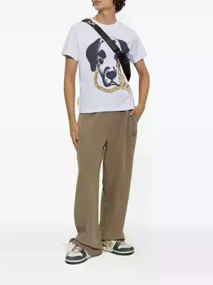 PDF Graphic-print Raglan-sleeve T-shirt - White