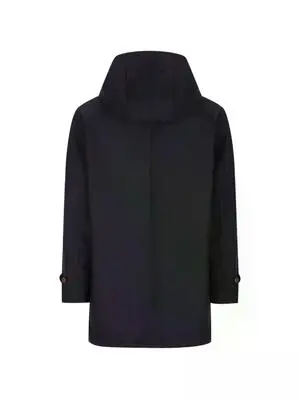 CAMPLIN Toggle-fastening Hooded Coat - Blue