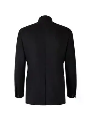LARDINI Mandarin-collar Single-breasted Suit