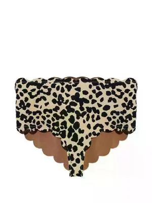 Marysia Santa Monica Cheetah-print Bikini Bottoms - Neutrals