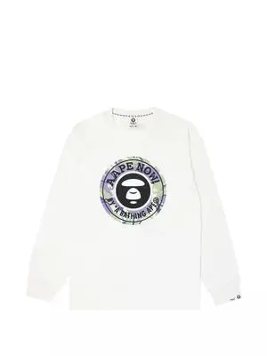 AAPE BY *A BATHING APE Moonface Graphic-print T-shirt - White