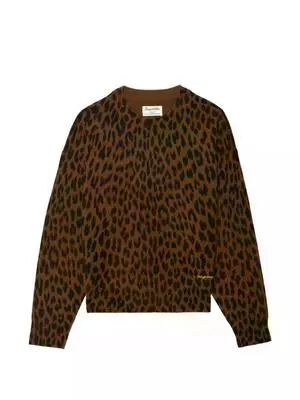 Zadig&Voltaire Soulo Lc Leopard Print Crew Neck Sweater